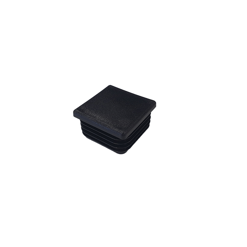 Plastic Cap Black Flat 50x50