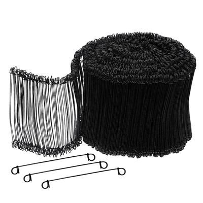 Concrete Loop Ties Black 1.6mm x 150mm Bag200