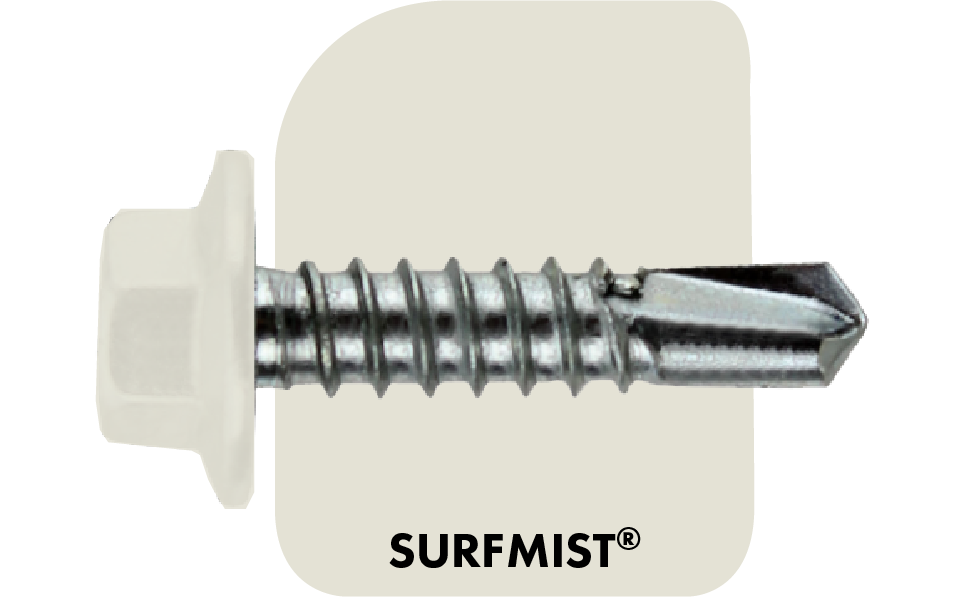 Screw SDM BREMICK Hex B8 12-14x20 Surfmist (500)