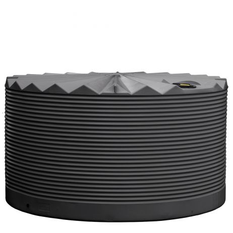 22500L Corrugated LP Poly Rainwater Tank Dark Grey