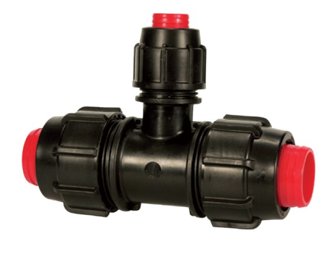 Plasson Reducing Tee Rural 2"-1"-2"