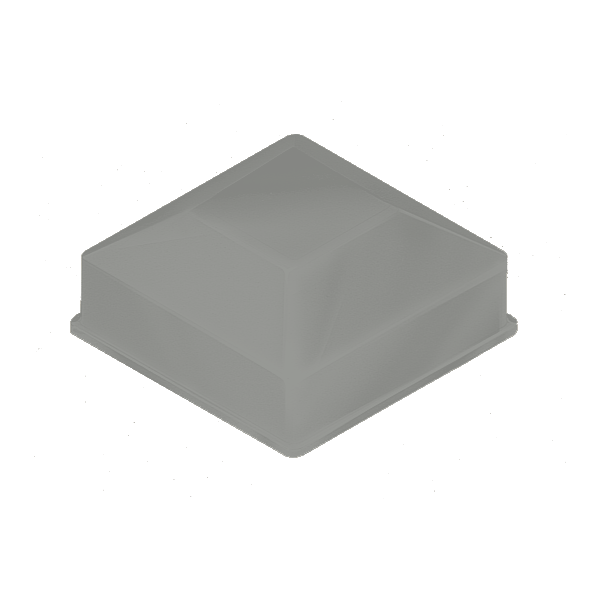 Square Cap 50x50 Shale Grey