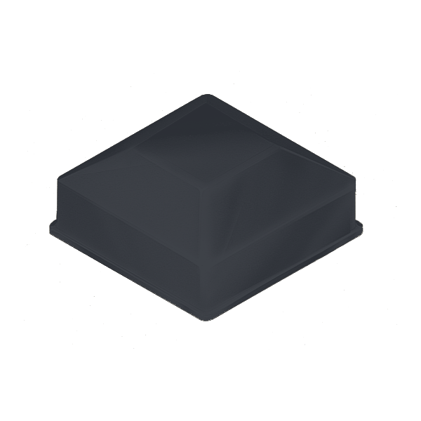Square Cap 100x100 Ironstone
