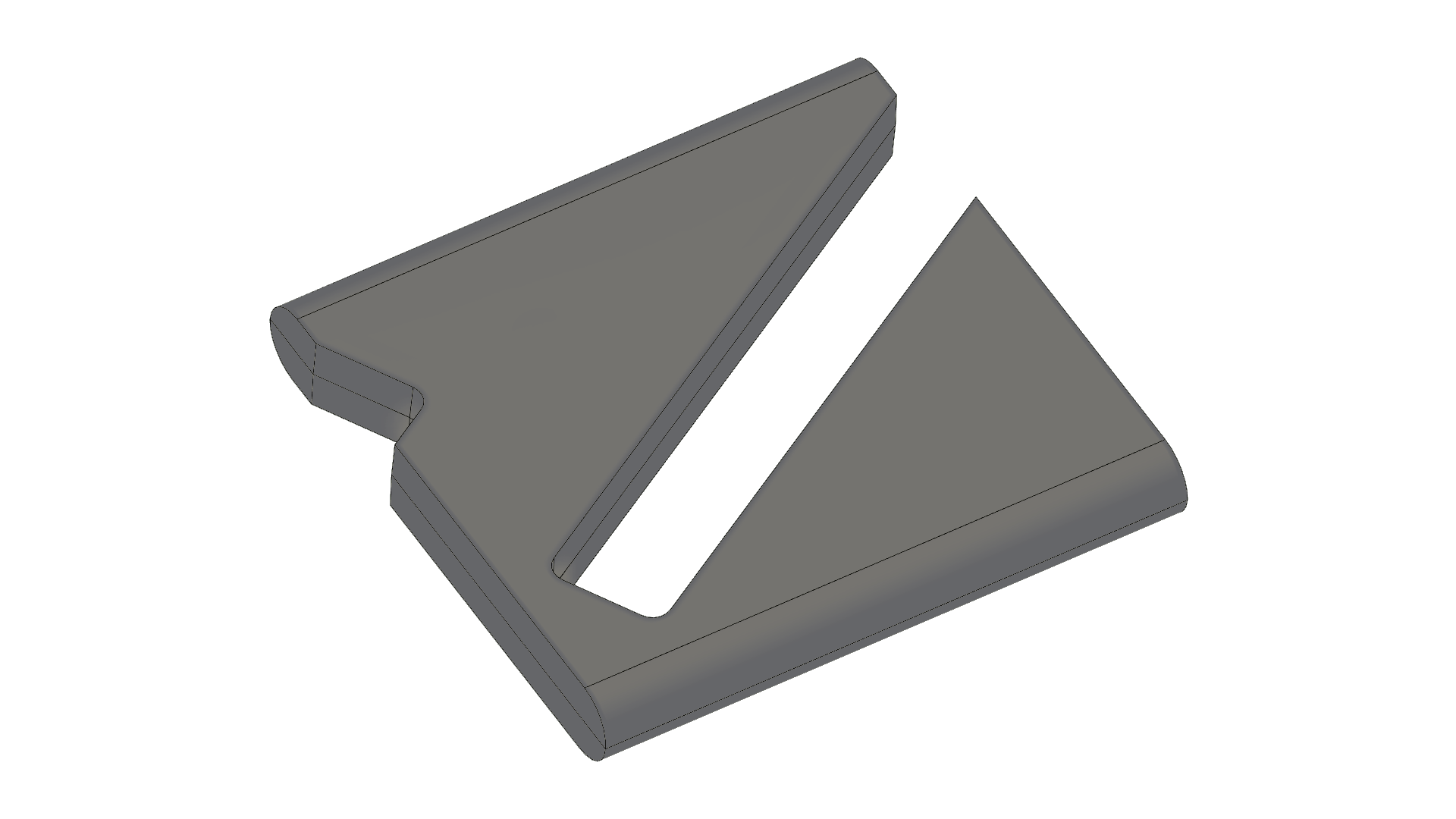 FNW Louvre Left Spacer Basalt