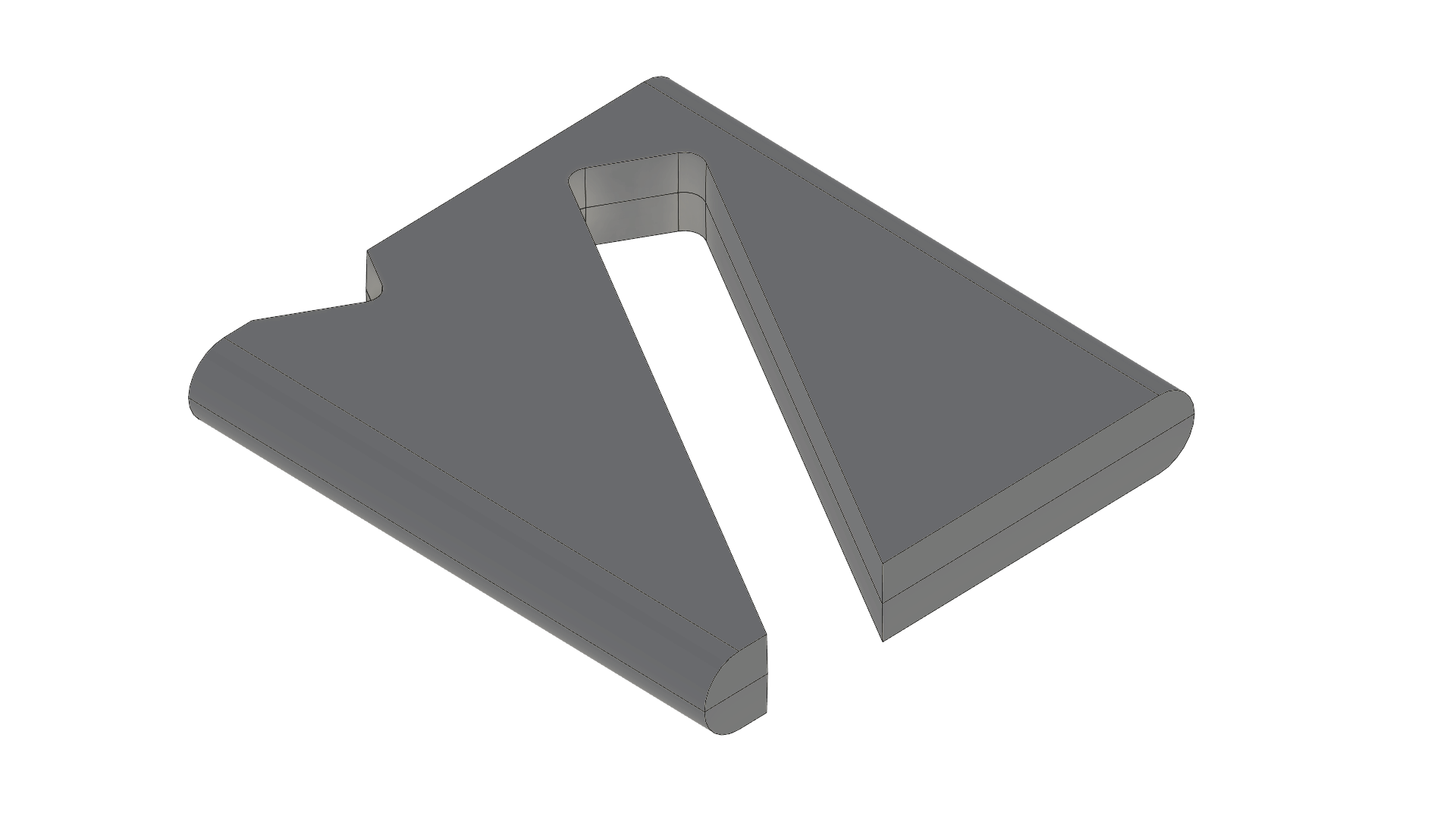 FNW Louvre Right Spacer Basalt