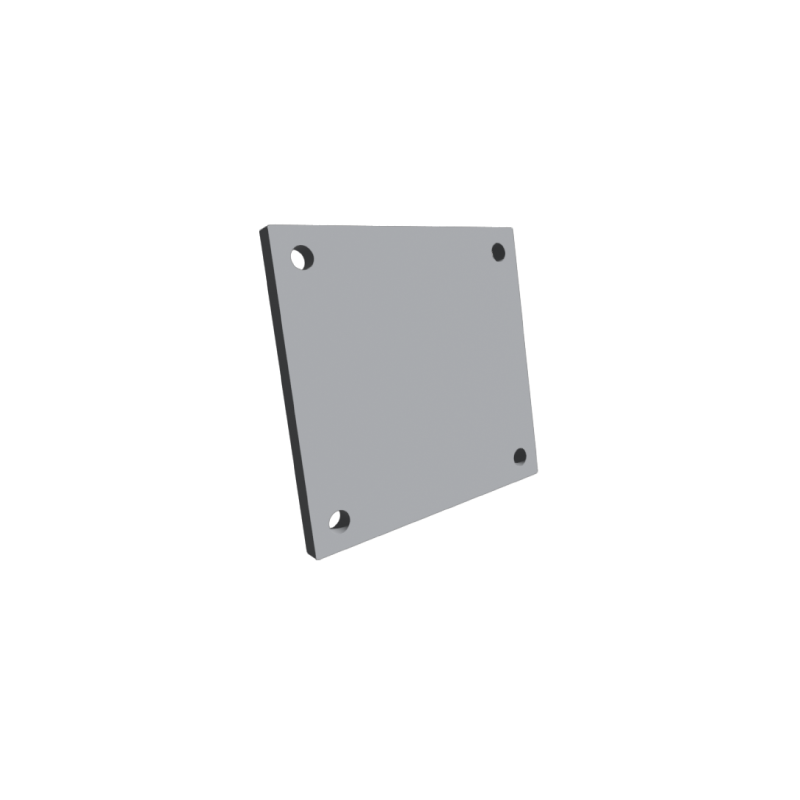 Laser Cut Base Plate 150x150x10mm Mild Steel