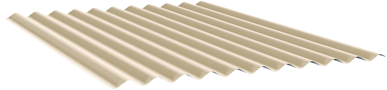 Corrugated Roof Sheet 0.48mm Colorbond Classic Cream