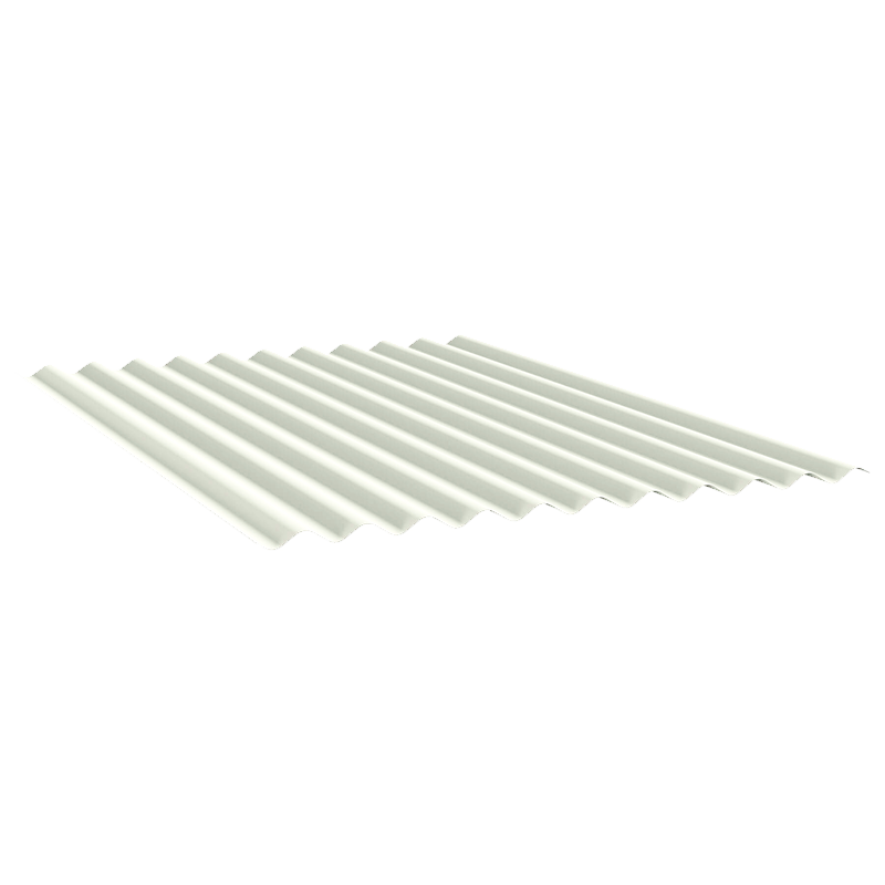 Fence Sheet Corrugated 2090mm Colorbond Dover White
