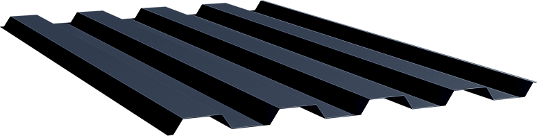 Fence Sheet UniRib 1190mm Colorbond Deep Ocean