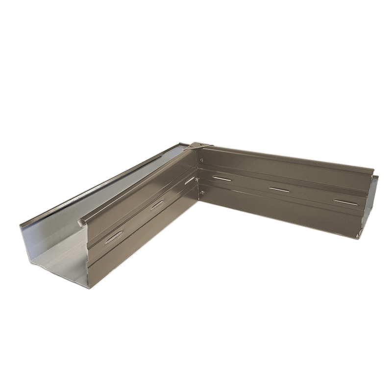 Gutter Compact Square Fabricated INTERNAL Corner Colorbond Jasper
