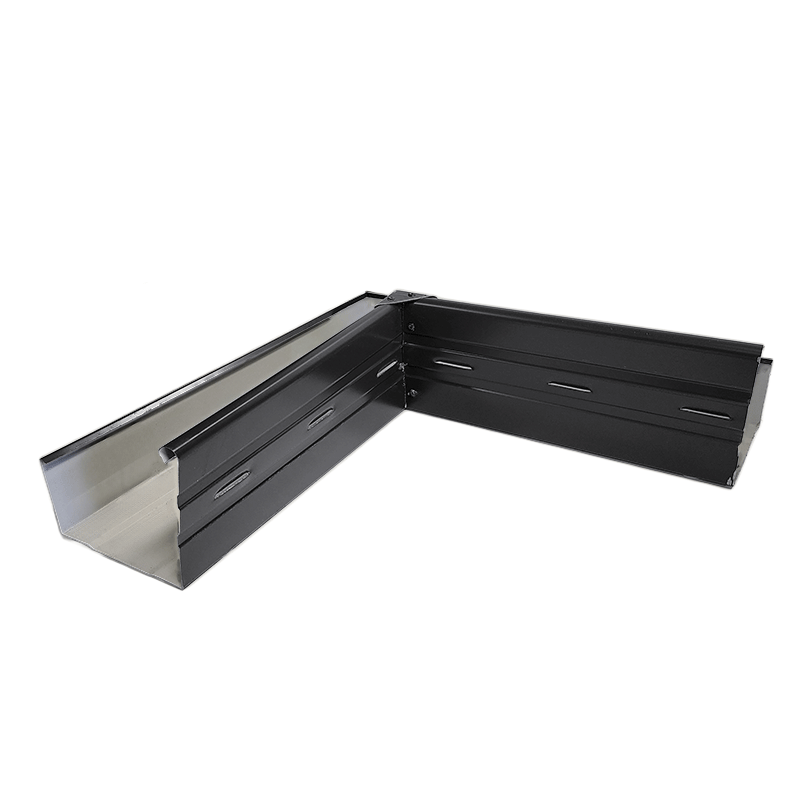 Gutter Compact Square Fabricated INTERNAL Corner Colorbond ULTRA Monument