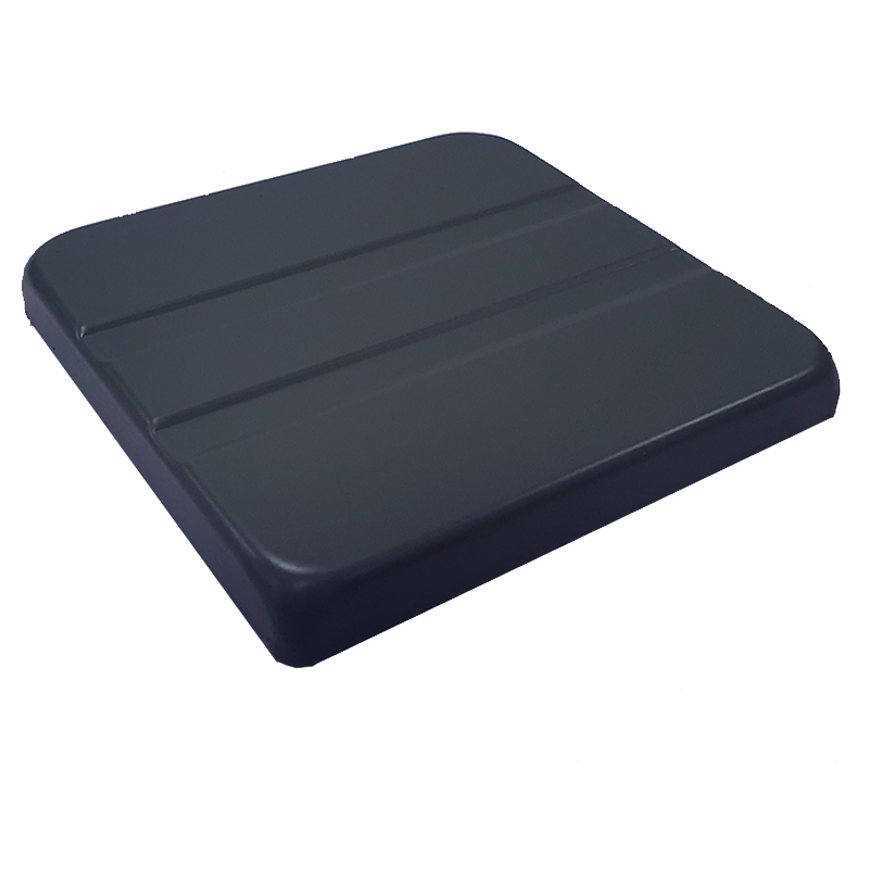 Compact Square Gutter Stop End Colorbond Ironstone