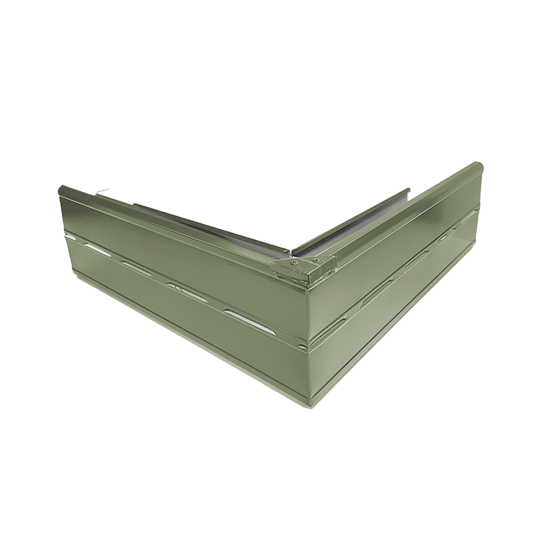 Gutter PatioMAX Fabricated EXTERNAL Corner Colorbond Pale Eucalypt