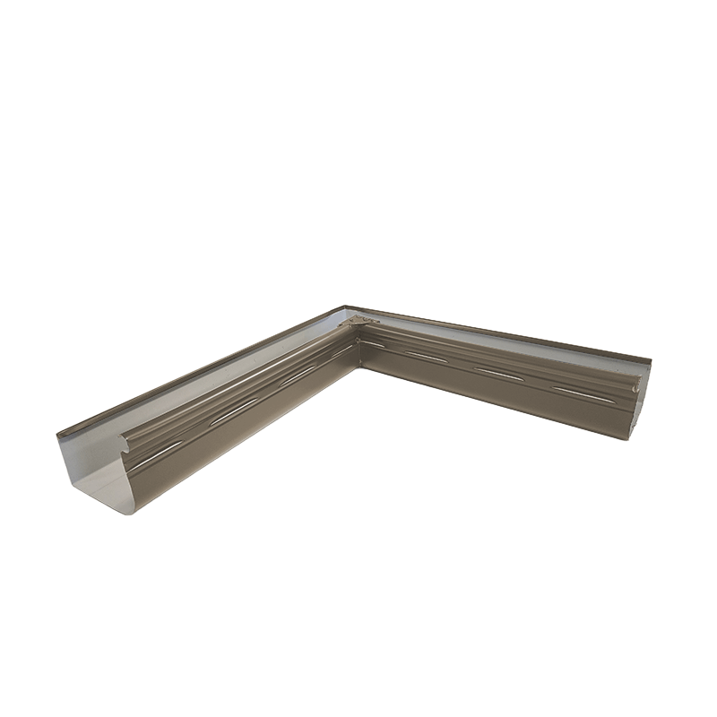 Gutter Quad 125HF Fabricated INTERNAL Corner Colorbond Jasper