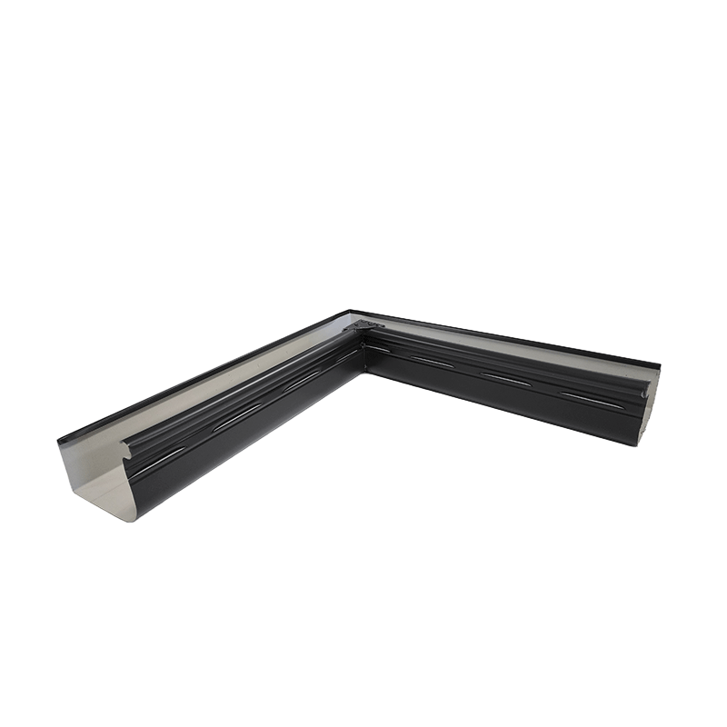 Gutter Quad 125HF Fabricated INTERNAL Corner Colorbond Monument
