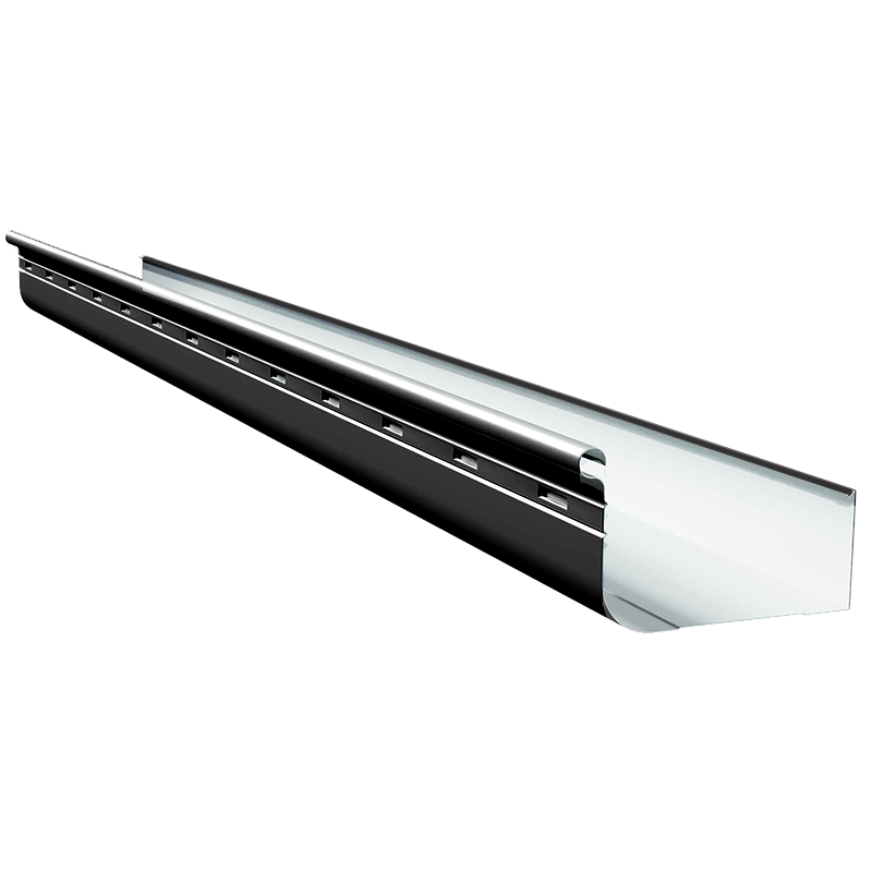 Gutter Q125 High Front Colorbond Monument LM