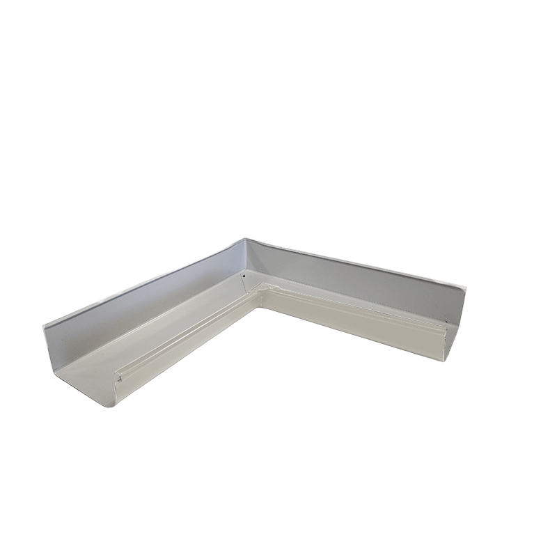 Gutter Quad 150LF Fabricated INTERNAL Corner Colorbond Dune
