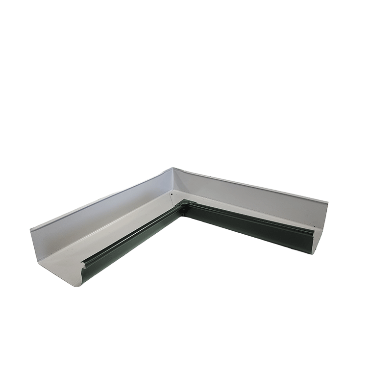 Gutter Quad 150LF Fabricated INTERNAL Corner Colorbond MATT Monument