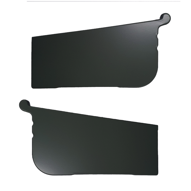 Gutter Q150 High Front Stop End Colorbond MATT Monument