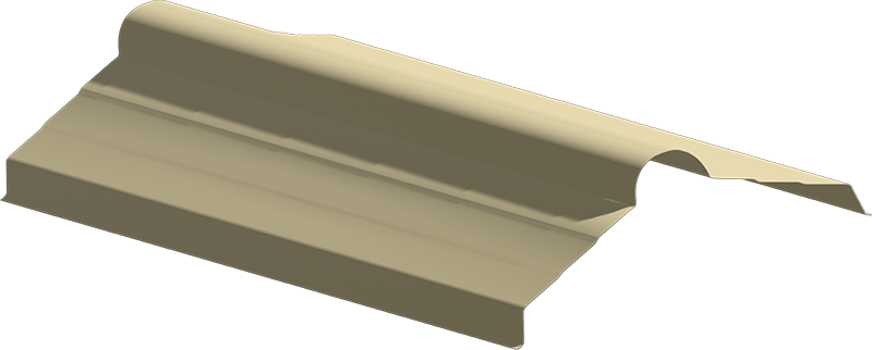 Roll Top Ridge 0.40mm Colorbond Classic Cream
