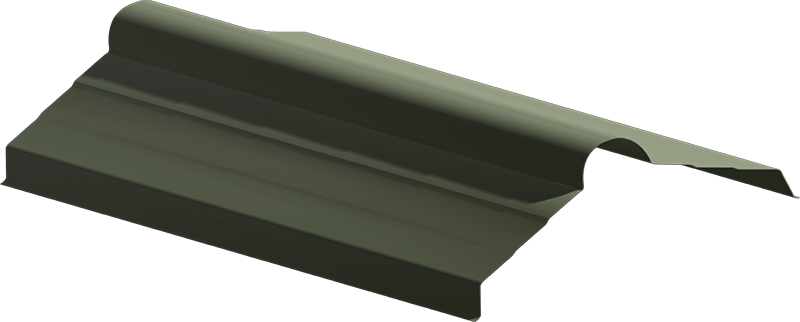 Roll Top Ridge 0.40mm Colorbond Pale Eucalypt