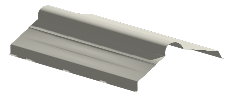 Roll Top Ridge 0.40mm Colorbond Surfmist