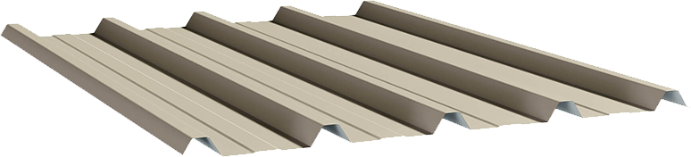 SteelClad Roof Sheet 0.42mm Colorbond Paperbark
