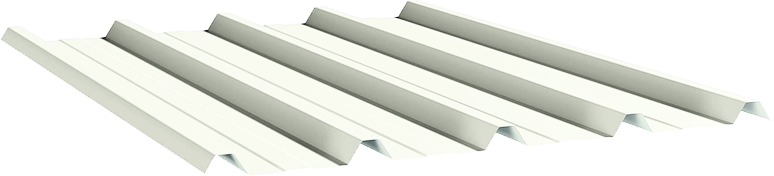 SteelClad Roof Sheet 0.48mm Colorbond Dover White