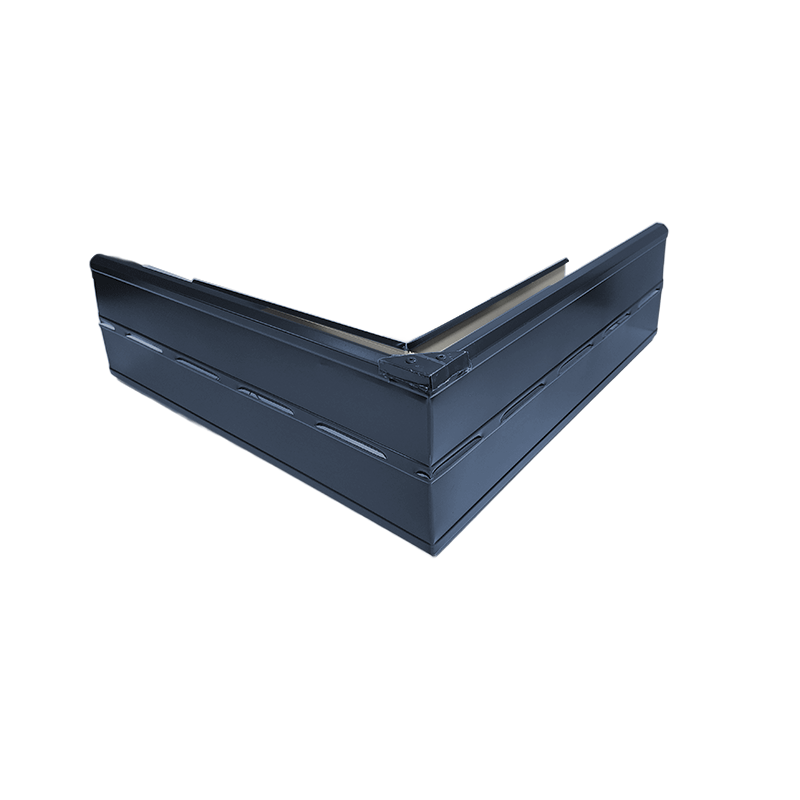 Gutter SquareMAX Fabricated EXTERNAL Corner Colorbond Deep Ocean