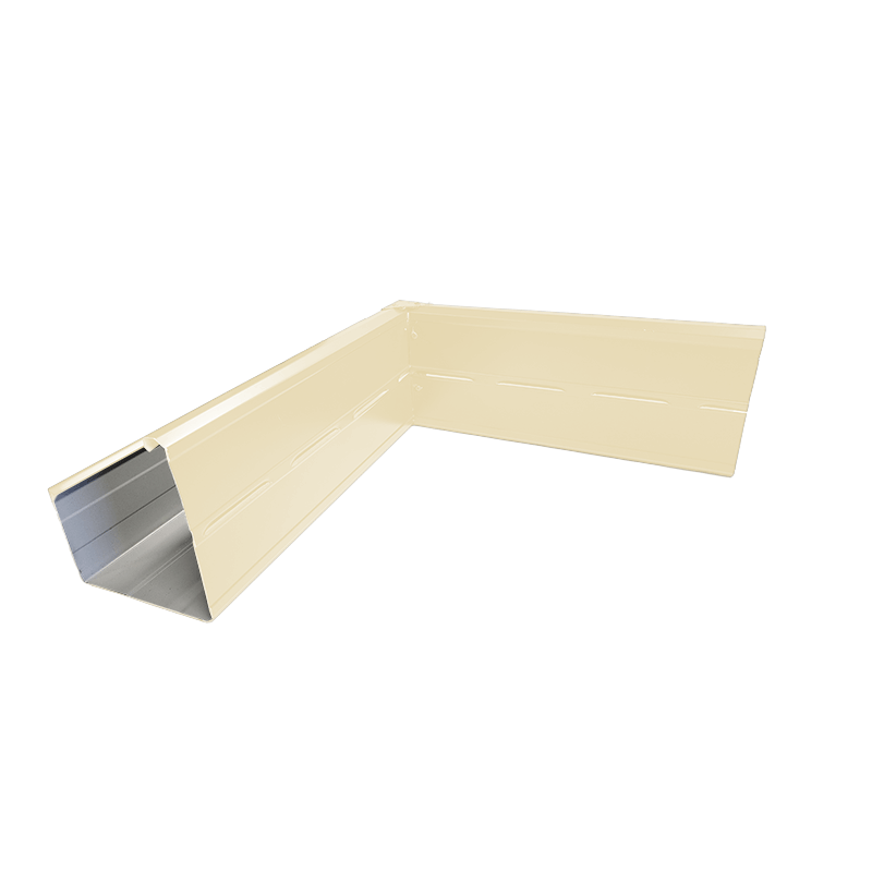 Gutter SquareMAX Fabricated INTERNAL Corner Colorbond Classic Cream